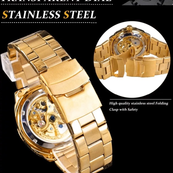 Forsining | Accessories | Forsining Mens Skeleton Mechanical Waterproof ...